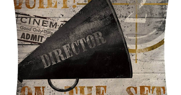 Retro Cinema - Quiet On The Set - Director's Megaphone - Decorative ...