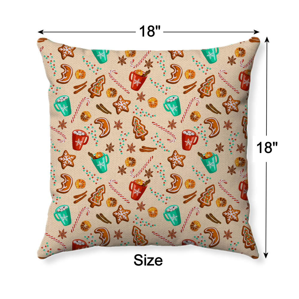Christmas - Christmas Treats - Short Plush - Double-Sided - Decorative ...